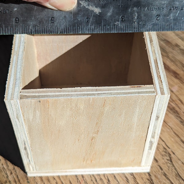 Nesting Cubes, Unfinished Space Saving Wood Craft Nesting Cube Boxes ...