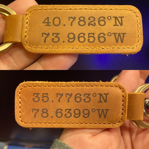 Customized Keychain,personalized Leather Keychain,custom Leather ...