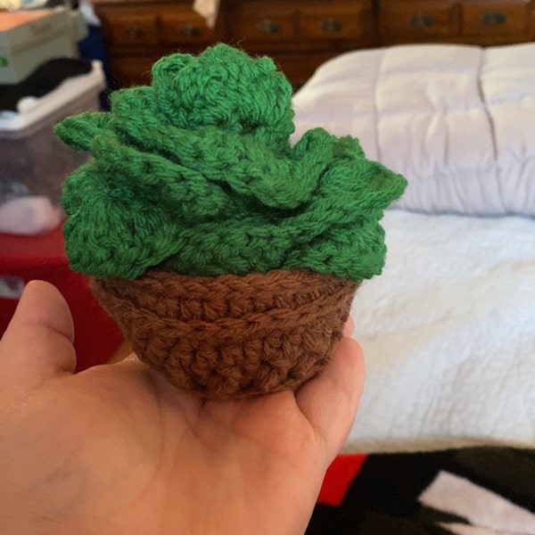 Crochet Pattern-flower POT Into Coaster-coaster Crochet Pattern- Flower ...