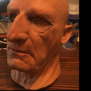 Original Latex Mask Face Greyland Film waltr Grey Nr.103 - Etsy