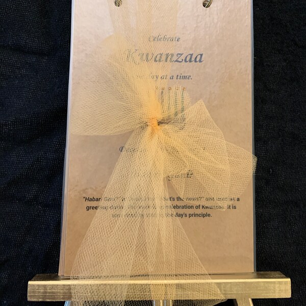 7 Kwanzaa Daily Gift Tags - Etsy