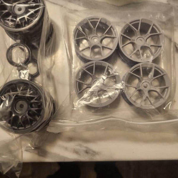 1/10 RC Wheels Rims for Tamiya Porsche 911 GT3 (992) on Road RC Car ...