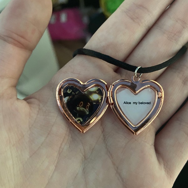 My Beloved Meme Heart Custom Locket Necklace - Etsy