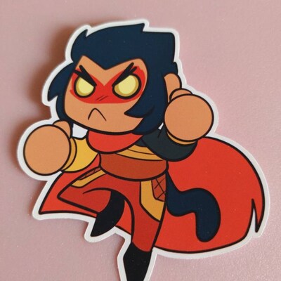 LMK Cute Chibi Matted Stickers - Etsy