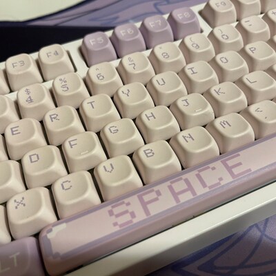 Kawaii Gaming Anime Chiikawa Usagi Inspired Keycaps PBT 132 Set MOA ...