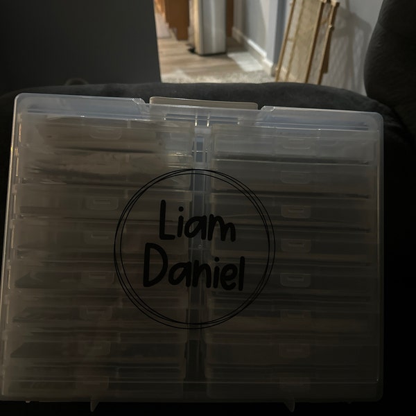Photo Keeper Storage Bin, Photo Keeper Box, Personalized Photo Storage ...