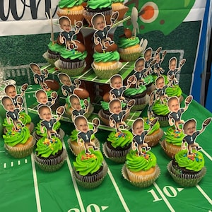 Super Mario Personalized Face Cupcake Toppers - Etsy