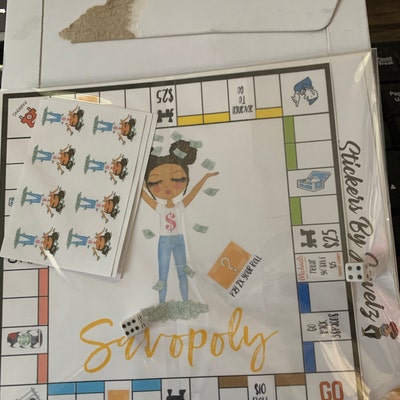 Savopoly Board Printable Budget Game - Etsy