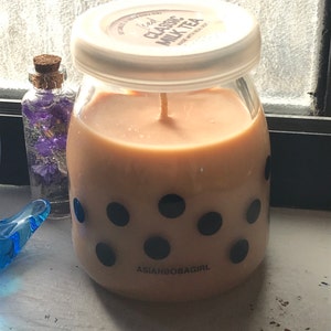 Classic Milk Tea Boba Candle - Etsy