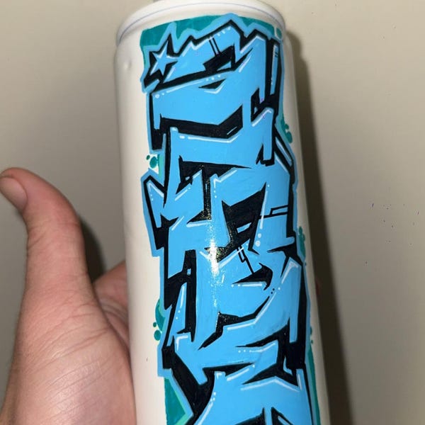 Custom Graffiti Spray Paint Can Name Letters Lettering Character Theme ...