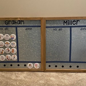 10 Extra Tiles for Daily Kids Calendar Activity & Chore Chart | Etsy