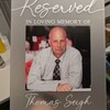 Reserved Memorial Sign, Personalized Memorial Plaque, in Loving Memory ...