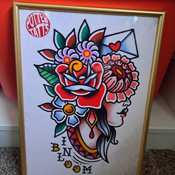 Nintendo 64 Controller Old School Traditional Tattoo Flash Art Print ...