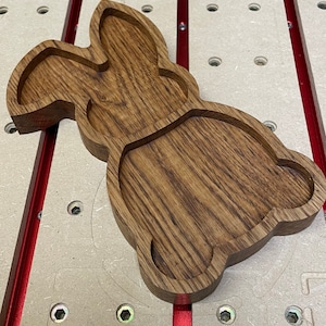 Easter Bunny Serving Plate CNC Files for Wood CNC File CNC Router File ...