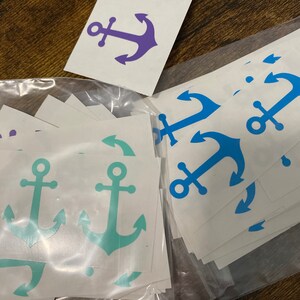 Anchor Tan Decals // Tanning Stickers // Tanning Bed Stickers ...