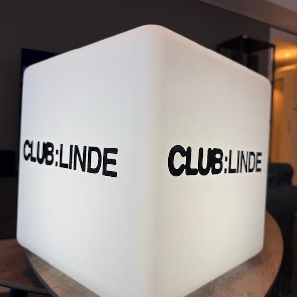 Customized Glow Light Cube - Trade Show/event/retail Logo Display Box ...