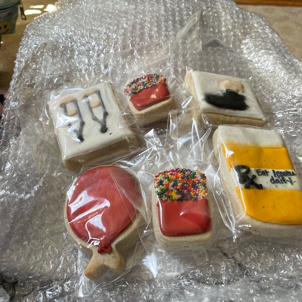 Get Well Sugar Cookies/ Surgery Gift / Knee Surgery Sugar Cookies ...