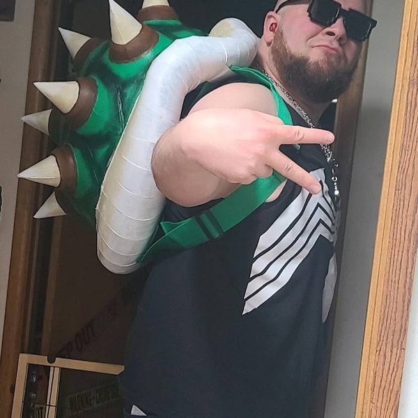 Bowser / Bowsette Shell Foam Template - Etsy