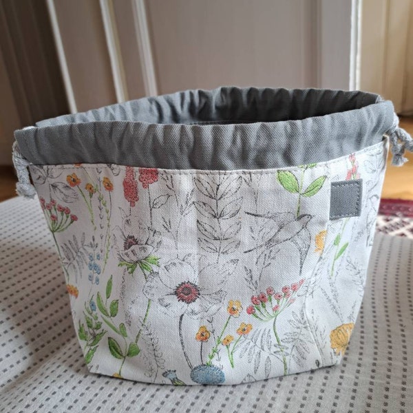 PDF Sewing Pattern Knitting Project Bag Sewing Tutorial Wristlet Project Bag Crochet Project Bag ...