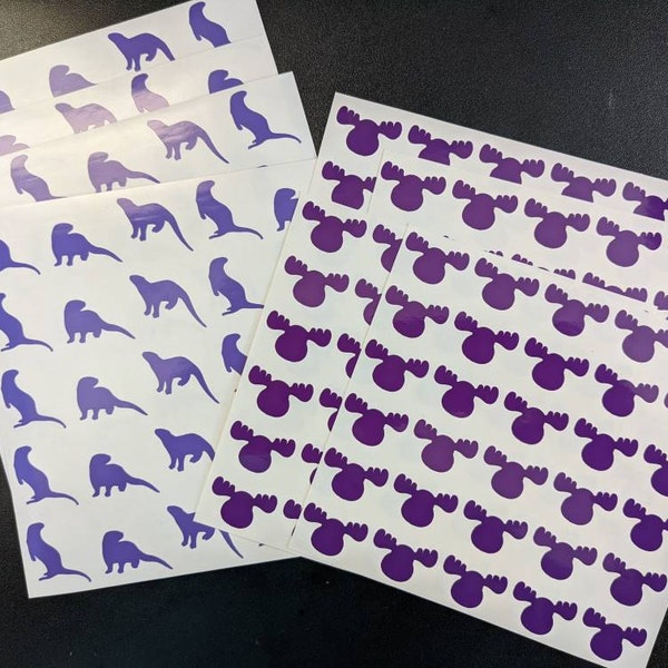Otter Stickers, River Otter Stickers, Otter Sticker Set, Otter Envelope ...