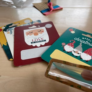 Christmas Money Card Money Holder Card Stocking Stuffer - Etsy