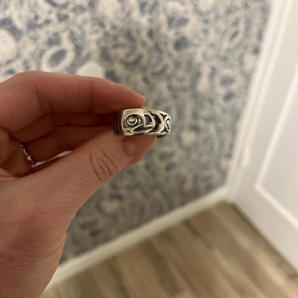 Silver Healing Hand Necklace/amulet, Alaskan Native Style, Cast in Eco ...