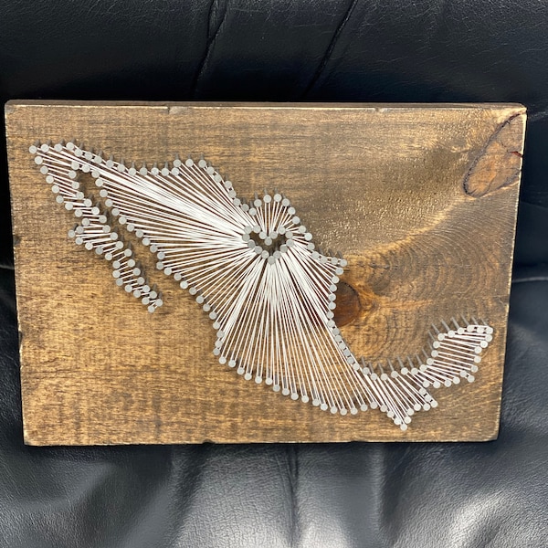 Mexico String Art, Mexico Decor, Mexico Nail Art, Rustic Decor, Mexican ...