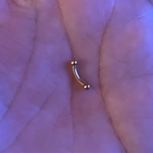 16g Bar 6 8 10 implant Grade Titanium Rook Daith Vertical Labret - Etsy