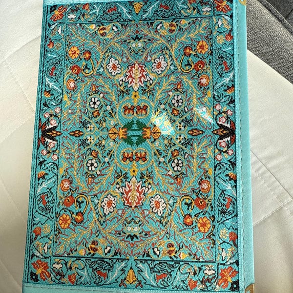 Fabric Woven Notebook|vintage Style Lined Diary|authentic Rug Covered ...