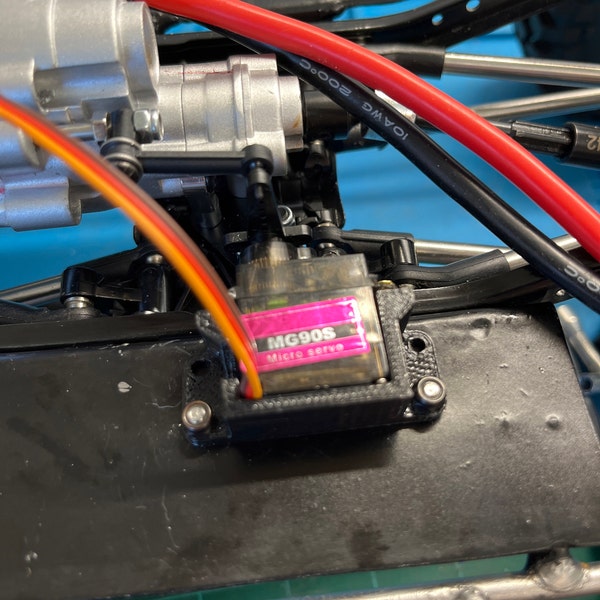 4 Pcs Mini Small Servo SG90 Mount Bracket / Stand Horizontal , 3d ...