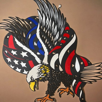 Samurai Warrior With Oni Mask Wall Art Dxf,svg,eps,ai and Pdf Files for ...