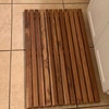 Large Teak Wood Shower/bath Mat - Pool/ Sauna/boat Mat - Non Slip- We ...