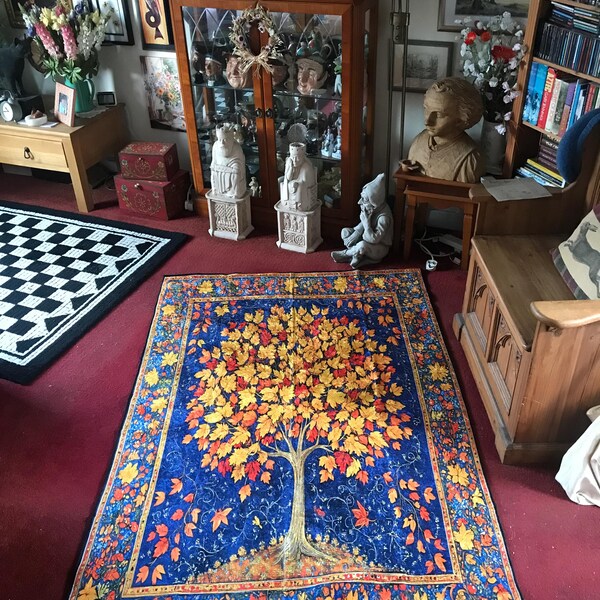 Gothic Decor Rug, Drops of Blood, Blood Rug, Horror Rug, Gothic Pattern ...