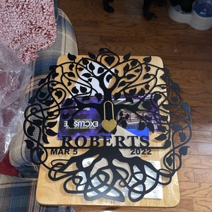 Love Lock Family Tree of Life - Etsy