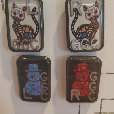 Cat Skeleton X-ray Marker Cat Xray Markers With Initials Cat Bones Xray ...