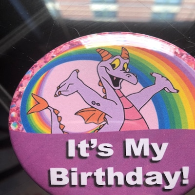 Figment Birthday Buttons Disney Figment Birthday Button-disney Birthday ...