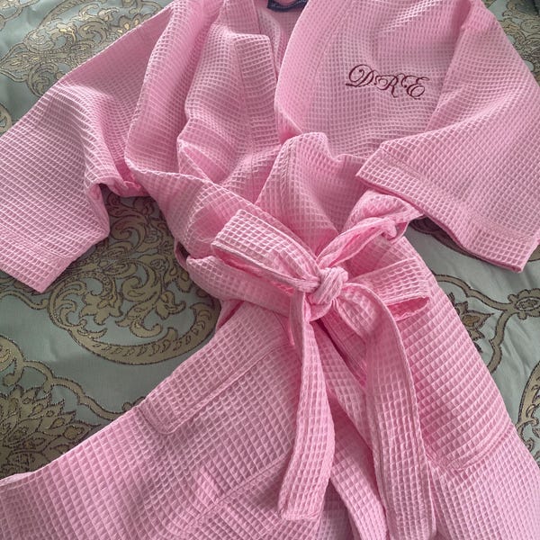 Personalized Women's Waffle Robe, Custom Holiday Gift for Her ...