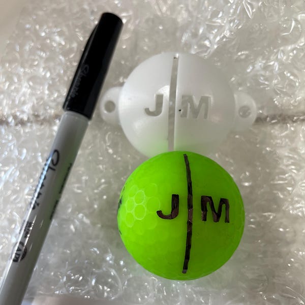 Middle Finger Golf Ball Marker Stencil | Golf Ball Marker Stencil ...