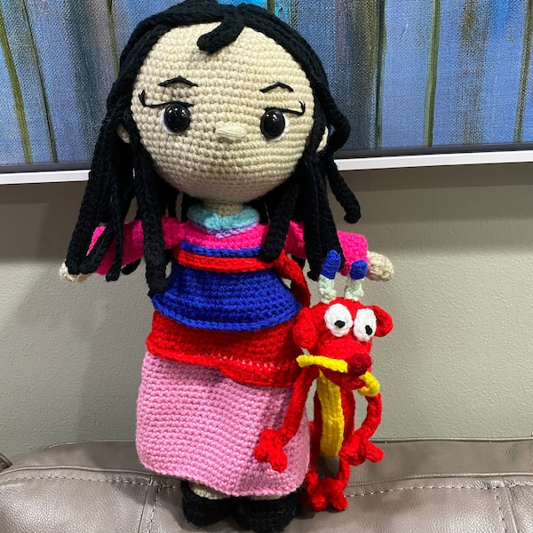 Crochet Pattern Doll Mulan, ENG Pdf Amigurumi - Etsy