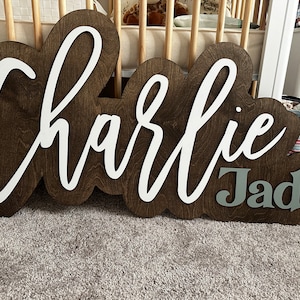 Stacked Last Name Sign, Cut Out Name Sign, Wedding Name Sign, Wedding ...