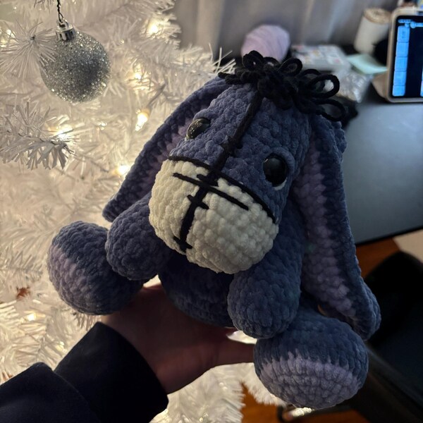 BIG FOOTED Eeyore Crochet PDF Pattern - Etsy