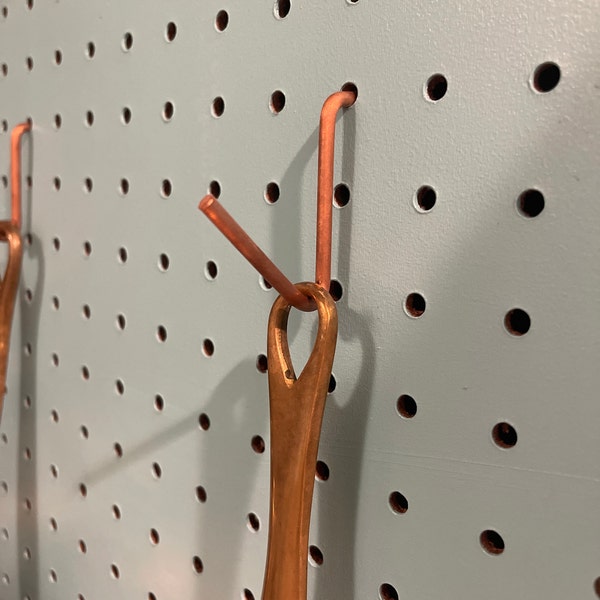 Set of 10 Solid Copper J Hooks. Perfect for Hanging Anything - Etsy