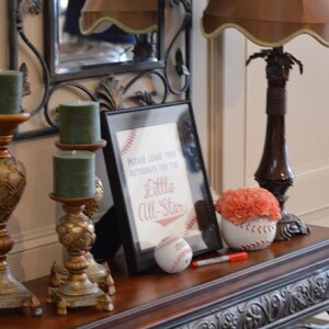 Leave Your Autograph for the Little All-star Sign OR Little Slugger ...