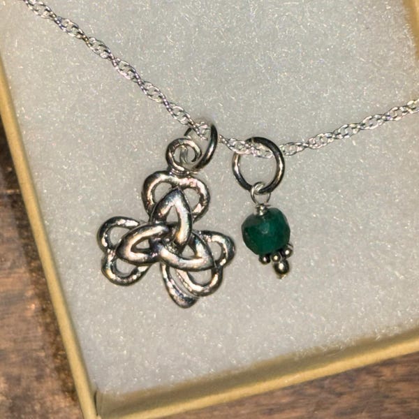 Small Celtic Pendant, Sterling Silver, Celtic Knot, Irish Pendant ...