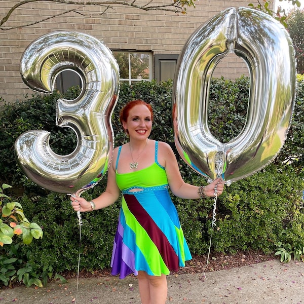 Jenna Rink Dress: 13 Going on 30 Inspired, Swarovski Rhinestone Lycra ...