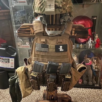 Police/military Gear Rack, Known as a Flak Rack Veteran Owned ...