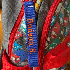 Double Side OR One Side Personalized Multicolored Embroidery Name Tag ...