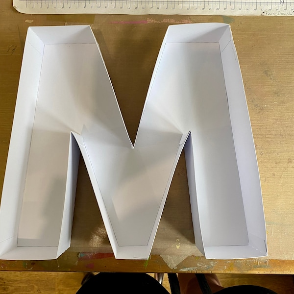 3D Alphabet Letters A-Z Fill Box Template Digital Download Cut Files ...