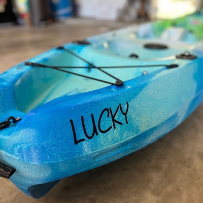 Kayak Vinyl Decal Stickers Personalized Kayak Decal Custom Canoe Decals ...