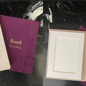 Brown Wooden Clamshell Box Photo Album Box Luxury Keepsake | Etsy